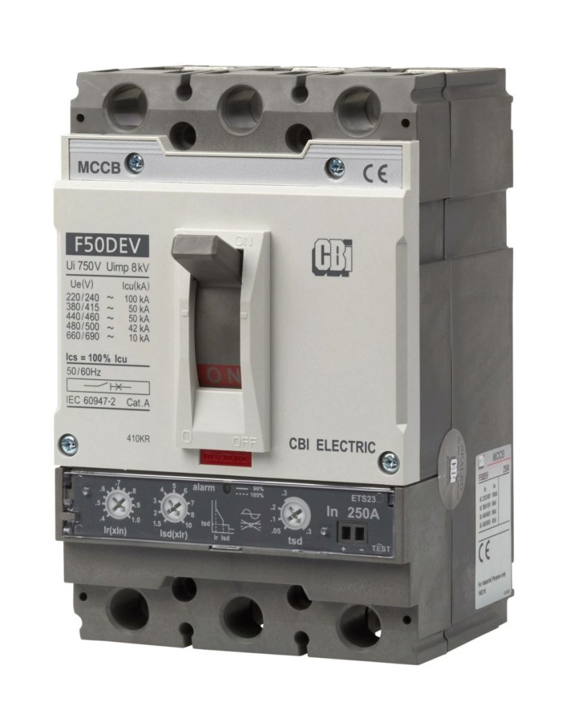 MCCB frame size 1 (16-250A) - CBi-Electric Australia