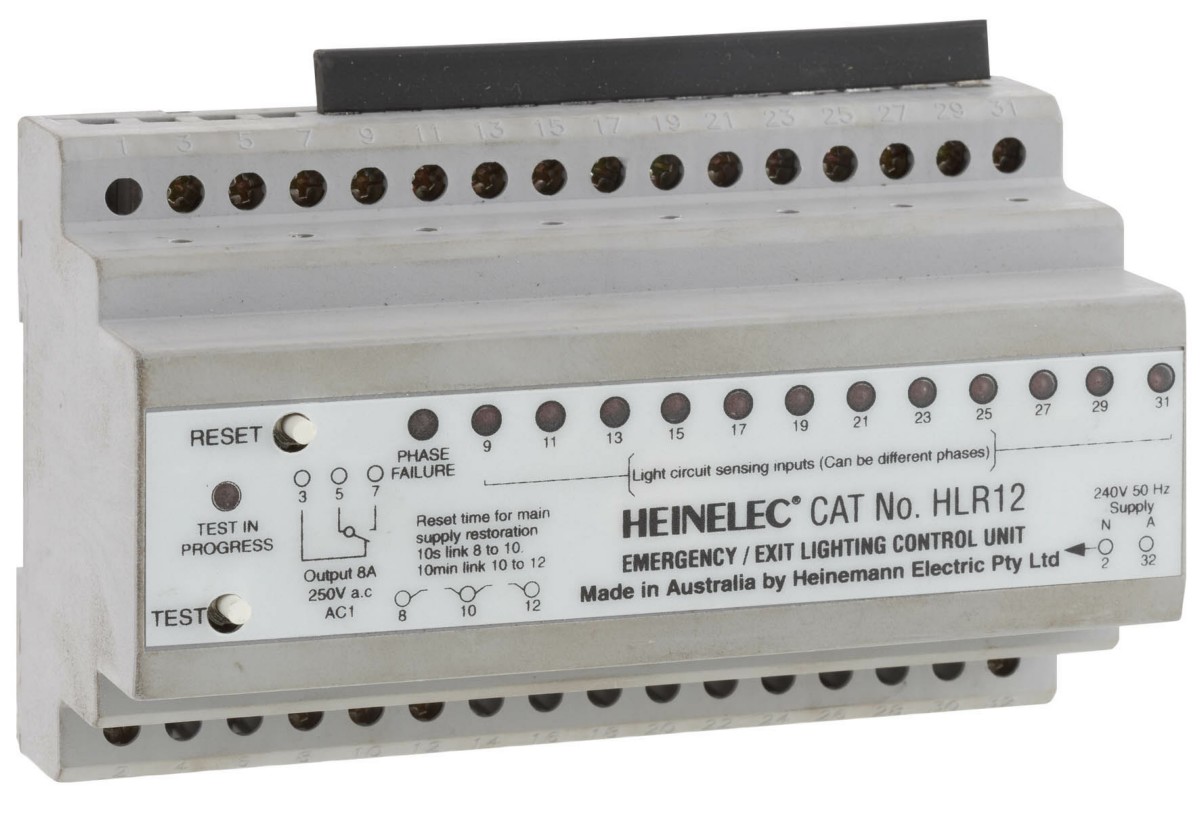 HLR12 emergency/exit lighting control - CBi-Electric Australia