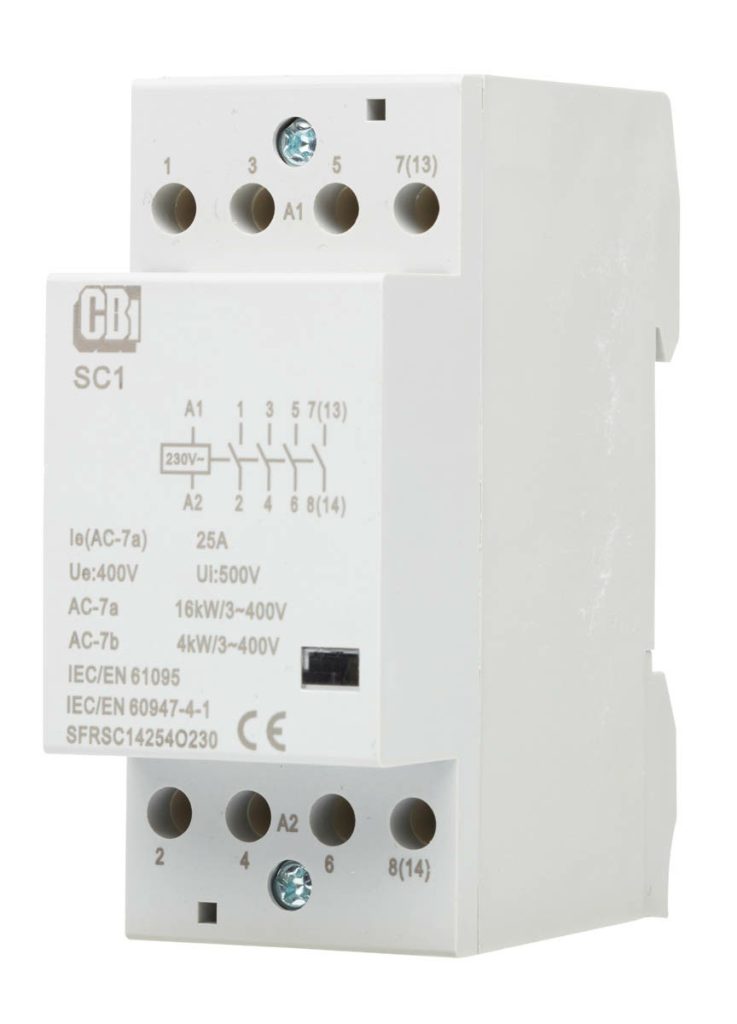 SFR SC1 DIN mount contactor - CBi-Electric Australia